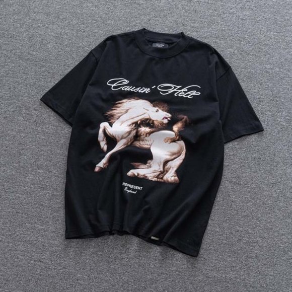 Represent | Shirts | Represent Causin Hell Tshirt Black | Poshmark